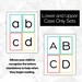 Alphabet Flash Card 4 Set Bundle - Etsy