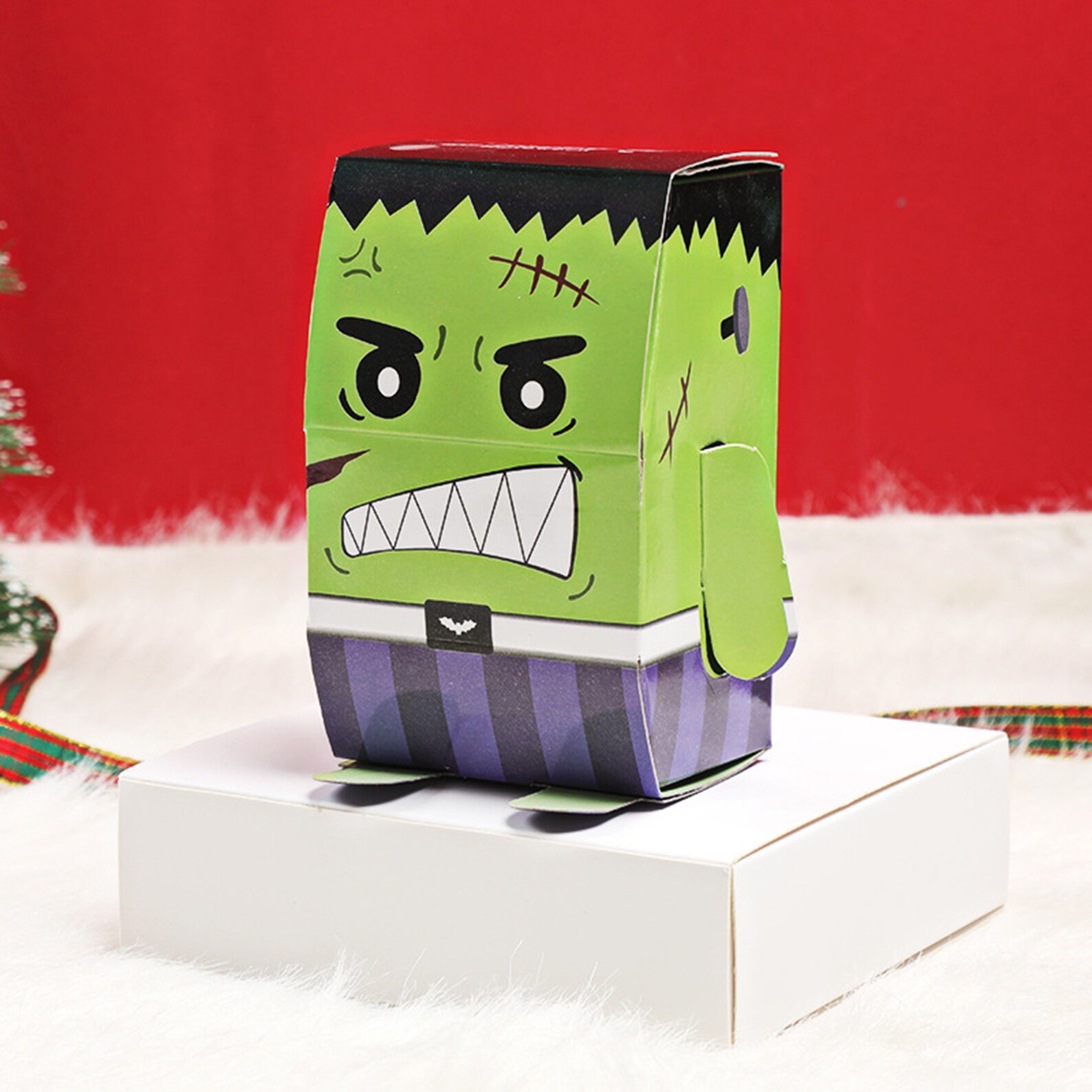 Halloween Treat Box/halloween Candy Boxes/frankenstein Trick - Etsy