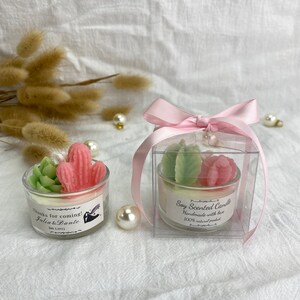 8-48pcs Custom Label Mini Succulent Candle/cactus Tealight Candles ...