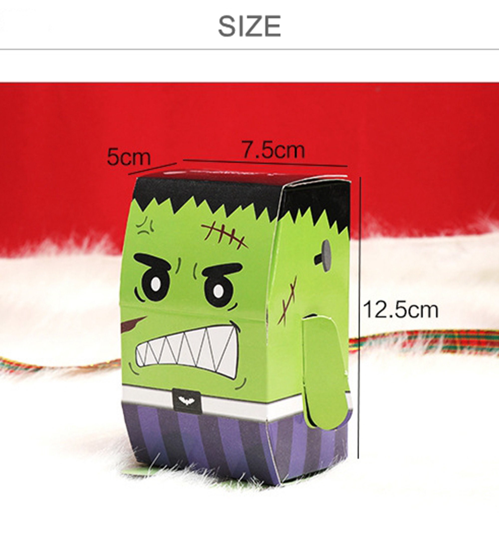 Halloween Treat Box/halloween Candy Boxes/frankenstein Trick - Etsy