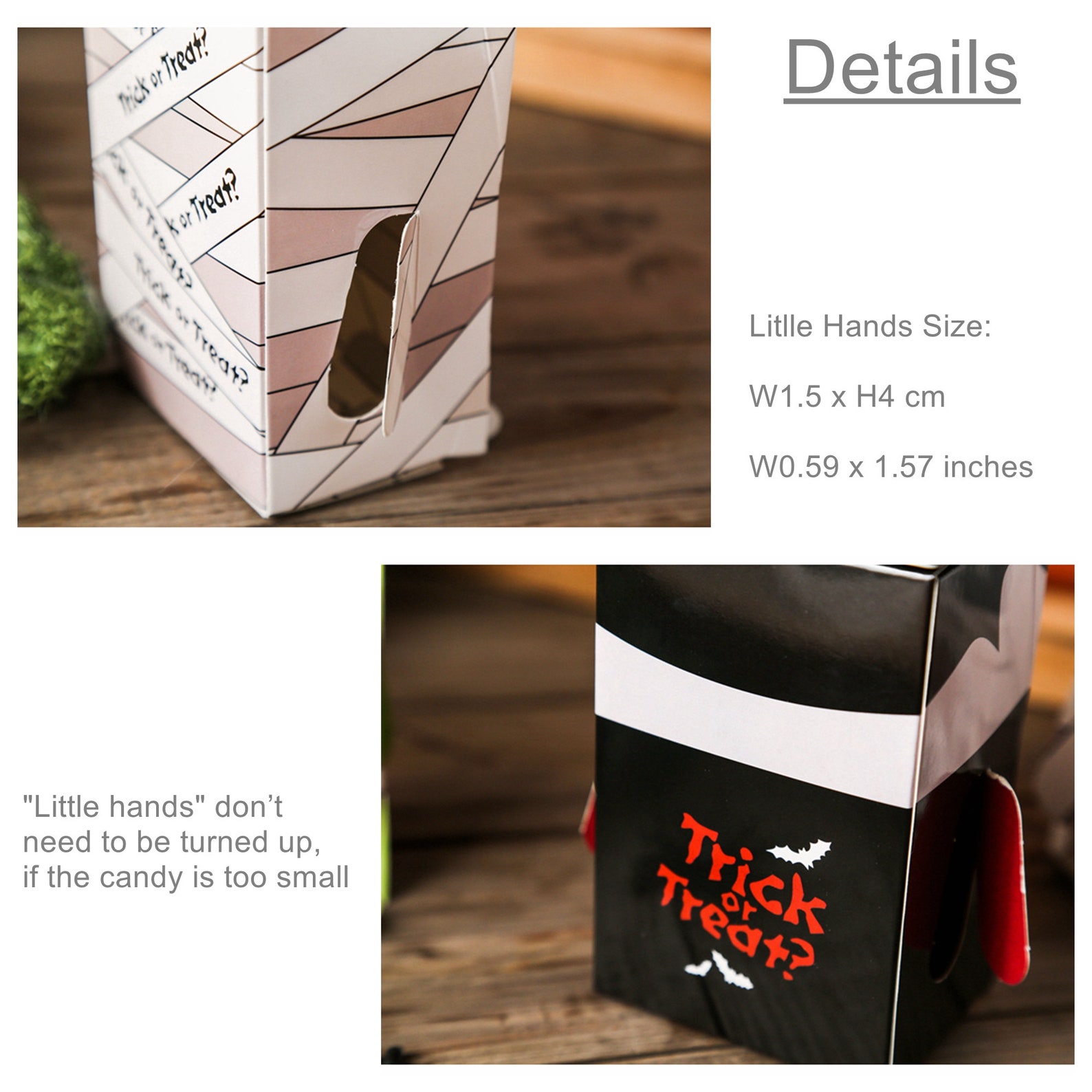 Halloween Treat Box/halloween Candy Boxes/frankenstein Trick - Etsy