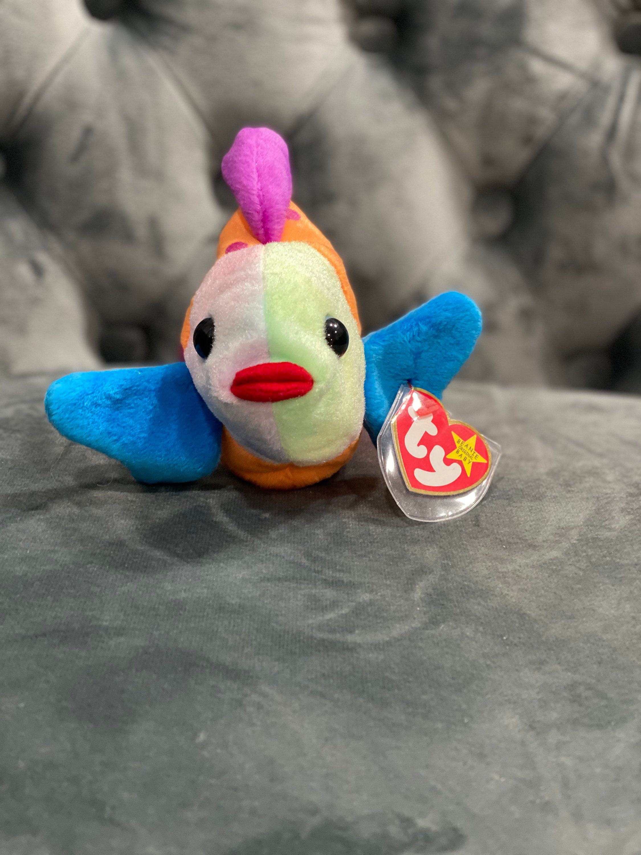 Beanie Baby: Lips the Fish - Etsy