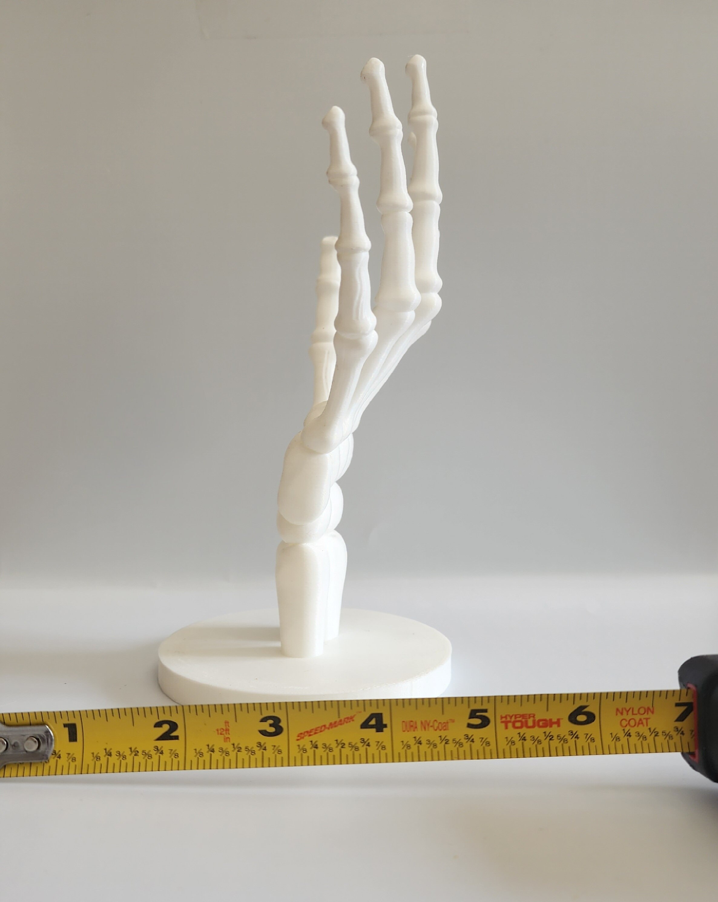 3D Printed Skeleton Hand Statue - Etsy