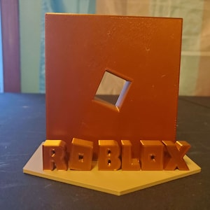Roblox Logo Trophy (real Wood Base Optional!) - Etsy
