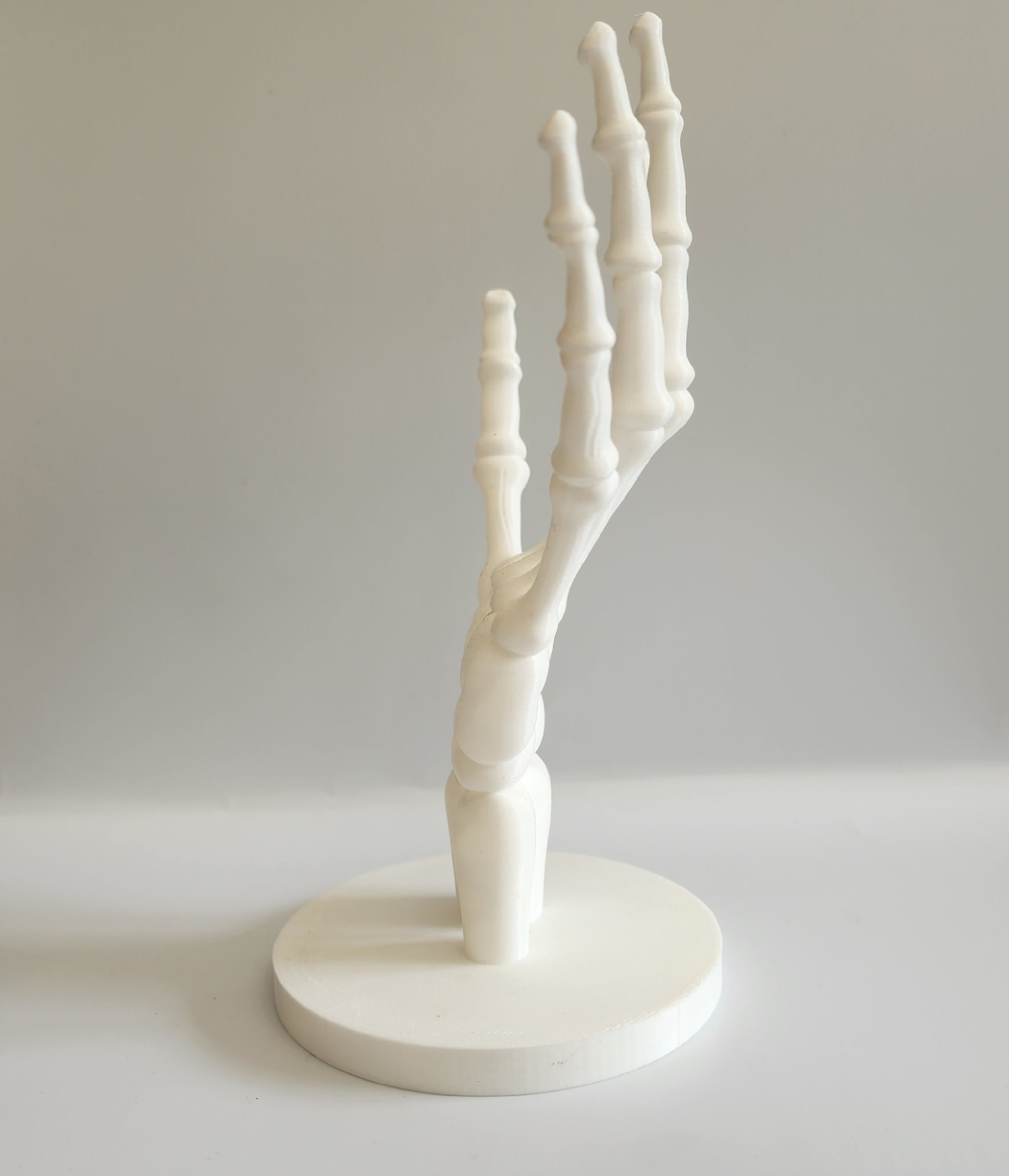 3D Printed Skeleton Hand Statue - Etsy