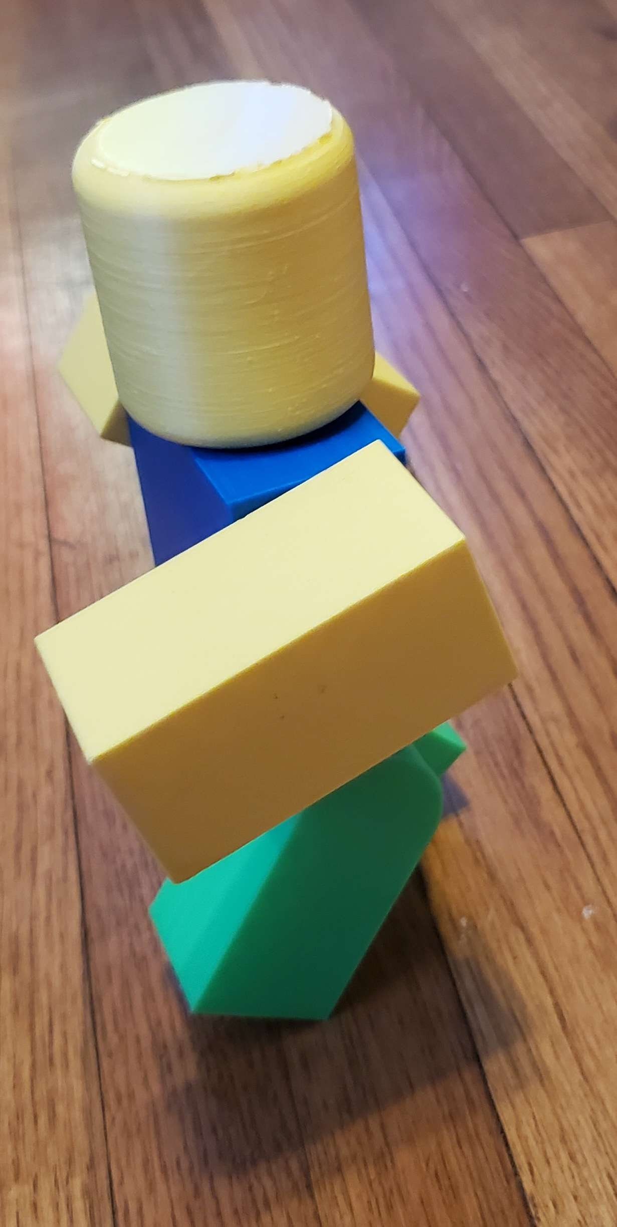 Minimalist Roblox-inspired Noob Articulated Figurine - Etsy
