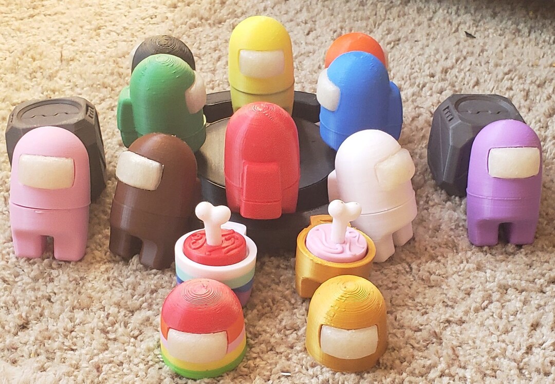 Among Us Crewmate Detatchable Figurine (custom Colors and Sizes ...