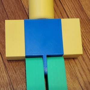 Minimalist Roblox-inspired Noob Articulated Figurine - Etsy