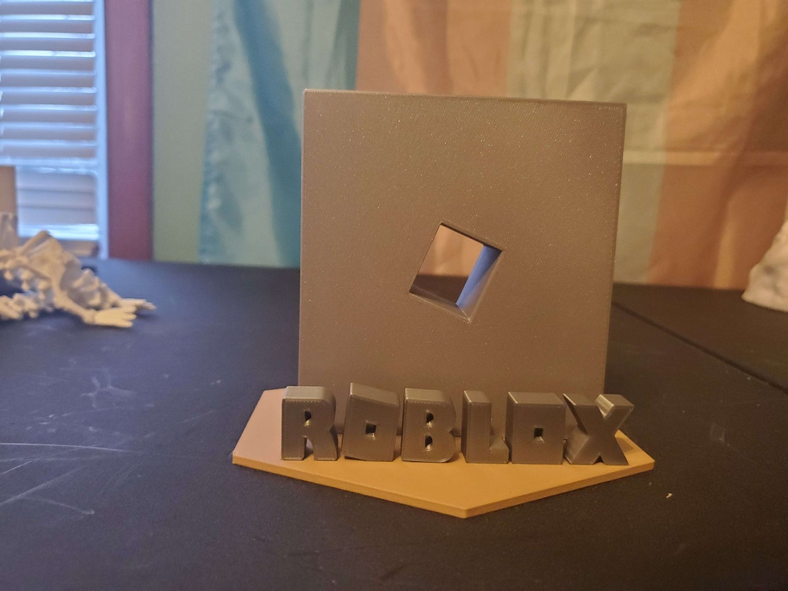 Roblox Logo Trophy (real Wood Base Optional!) - Etsy