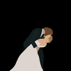 Downloadable Faceless Portrait Custom Drawing - Etsy