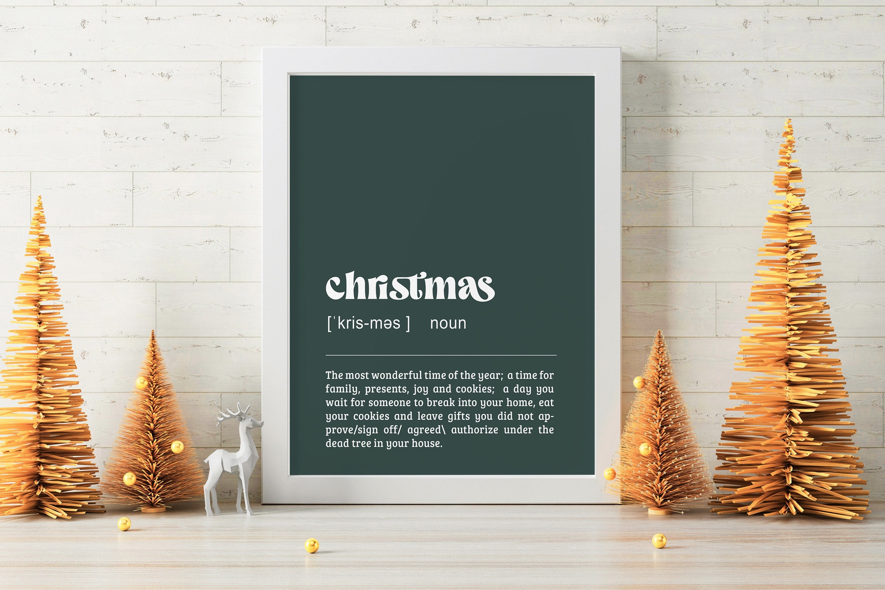Christmas Definition Printable christmas Decor Holiday Decor Christmas ...