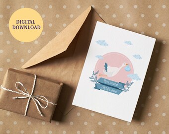 Welcome Little One Printable | Etsy