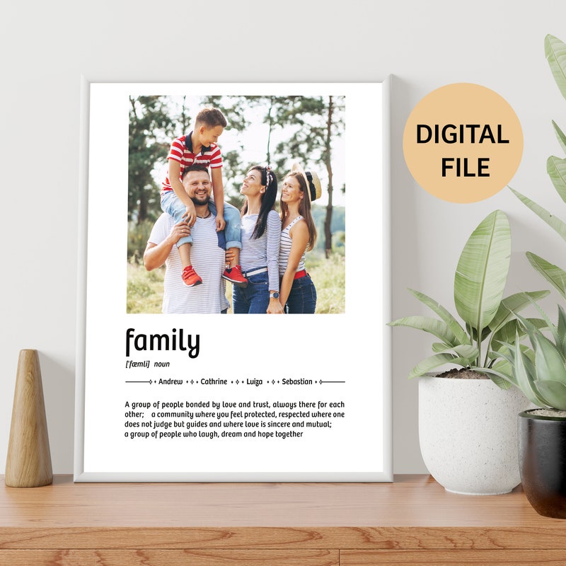 Family Definition - Etsy