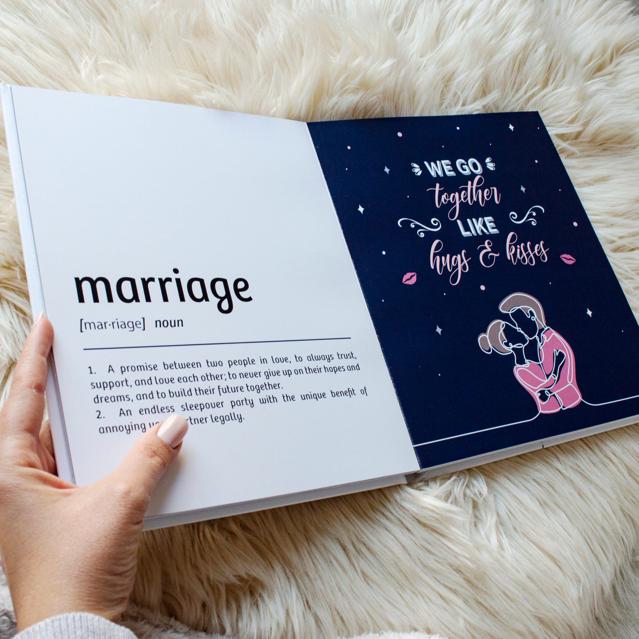 Personalised Couples Book Our Story Book anniversary Gift Valentines ...