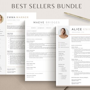 Resume Template - Etsy