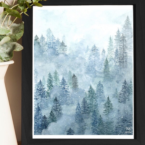 Forest Bookmarks Seasonal Winter Spring Summer Autumn Fall - Etsy