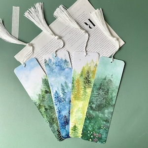 Forest Bookmarks - Seasonal - Winter - Spring - Summer - Autumn - Fall ...