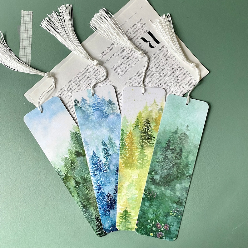 Forest Bookmarks - Seasonal - Winter - Spring - Summer - Autumn - Fall ...