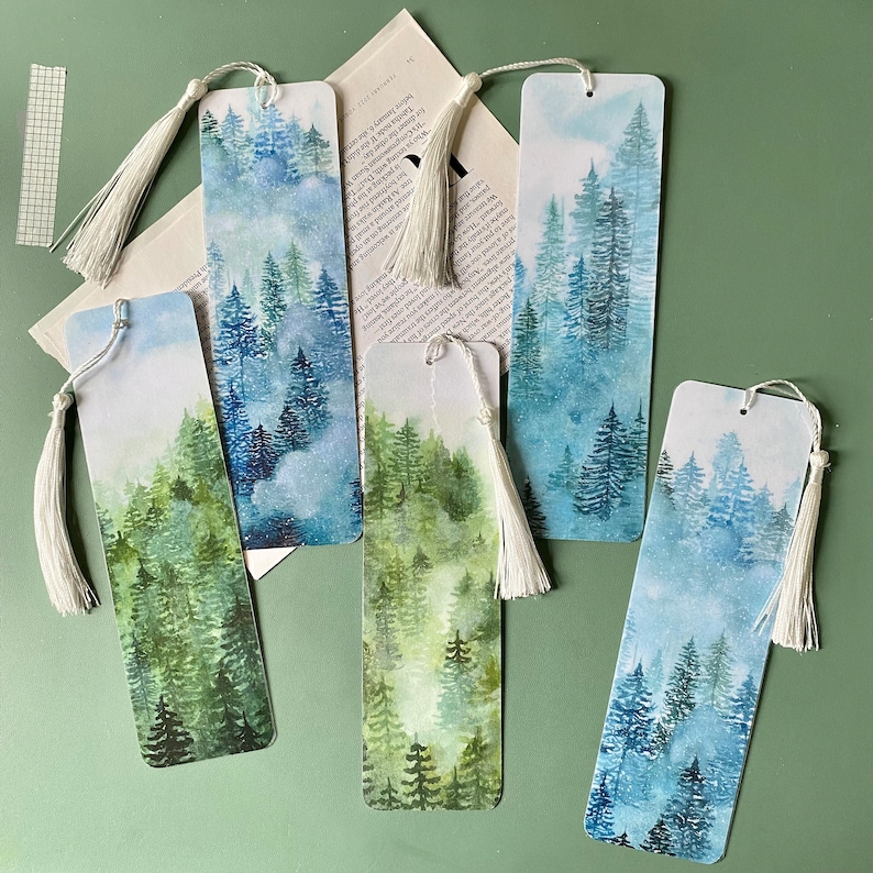 Forest Bookmarks - Seasonal - Winter - Spring - Summer - Autumn - Fall ...