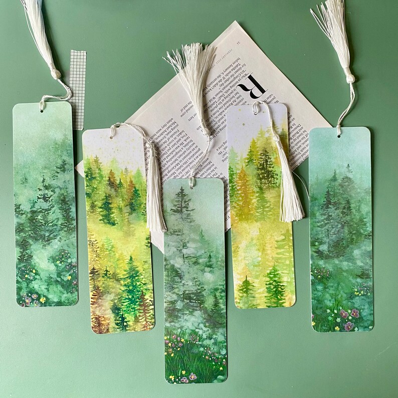 Forest Bookmarks - Seasonal - Winter - Spring - Summer - Autumn - Fall ...