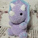 Adorable Crochet Triceratops - Etsy