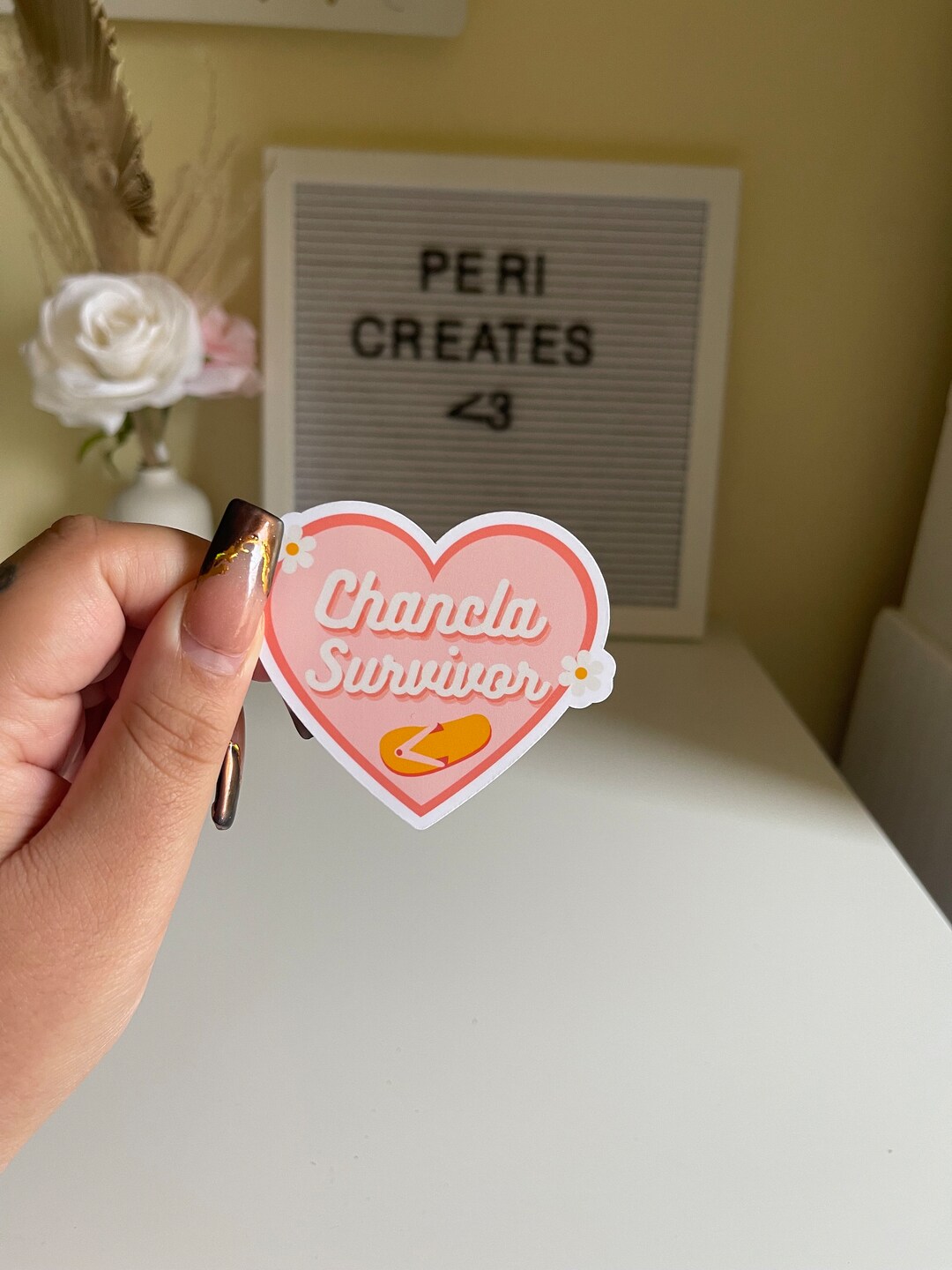 Chancla Survivor Sticker Latin Inspired Sticker Funny Stickerspanish ...