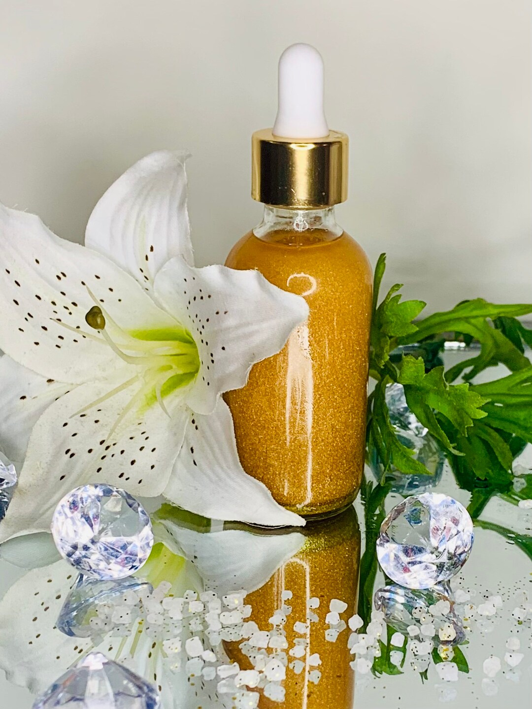 2oz Body Shimmer 24 K Gold Body Oil love Spell glow Oil - Etsy