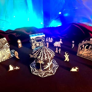 Ghost Carnival Printable Toy and Decor, Halloween Papercraft, Spooky ...