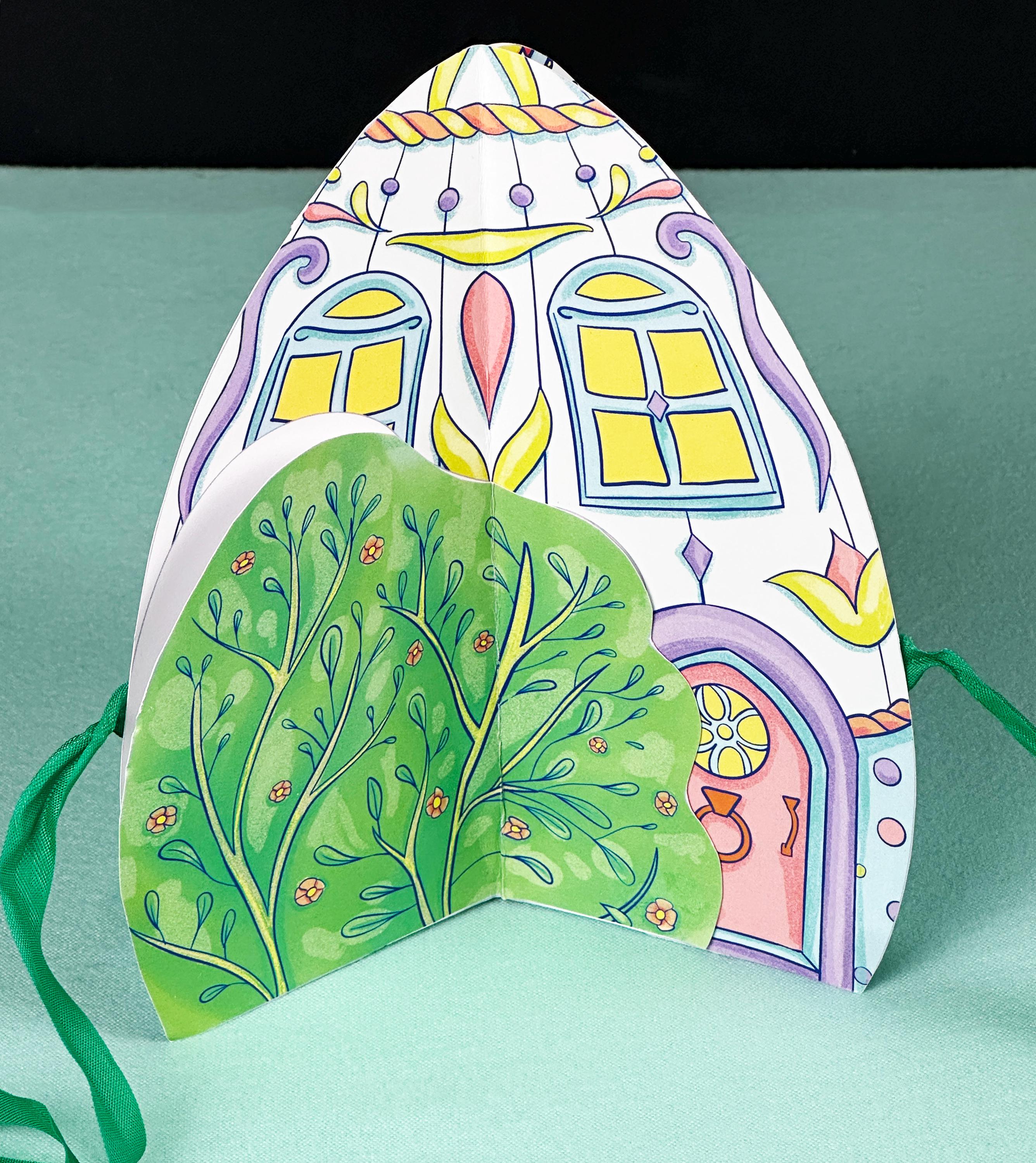 Printable Easter Bunny Pop-up Book & Doll House – DIY Spring Craft for ...
