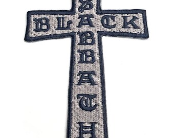 Black Cross Patch - Etsy