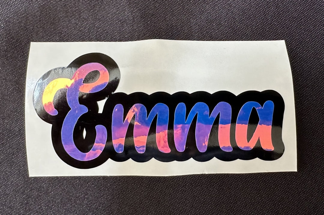 Personalized Shadow Vinyl Name Word Decal, Yeti, Tumbler, Water Bottle ...