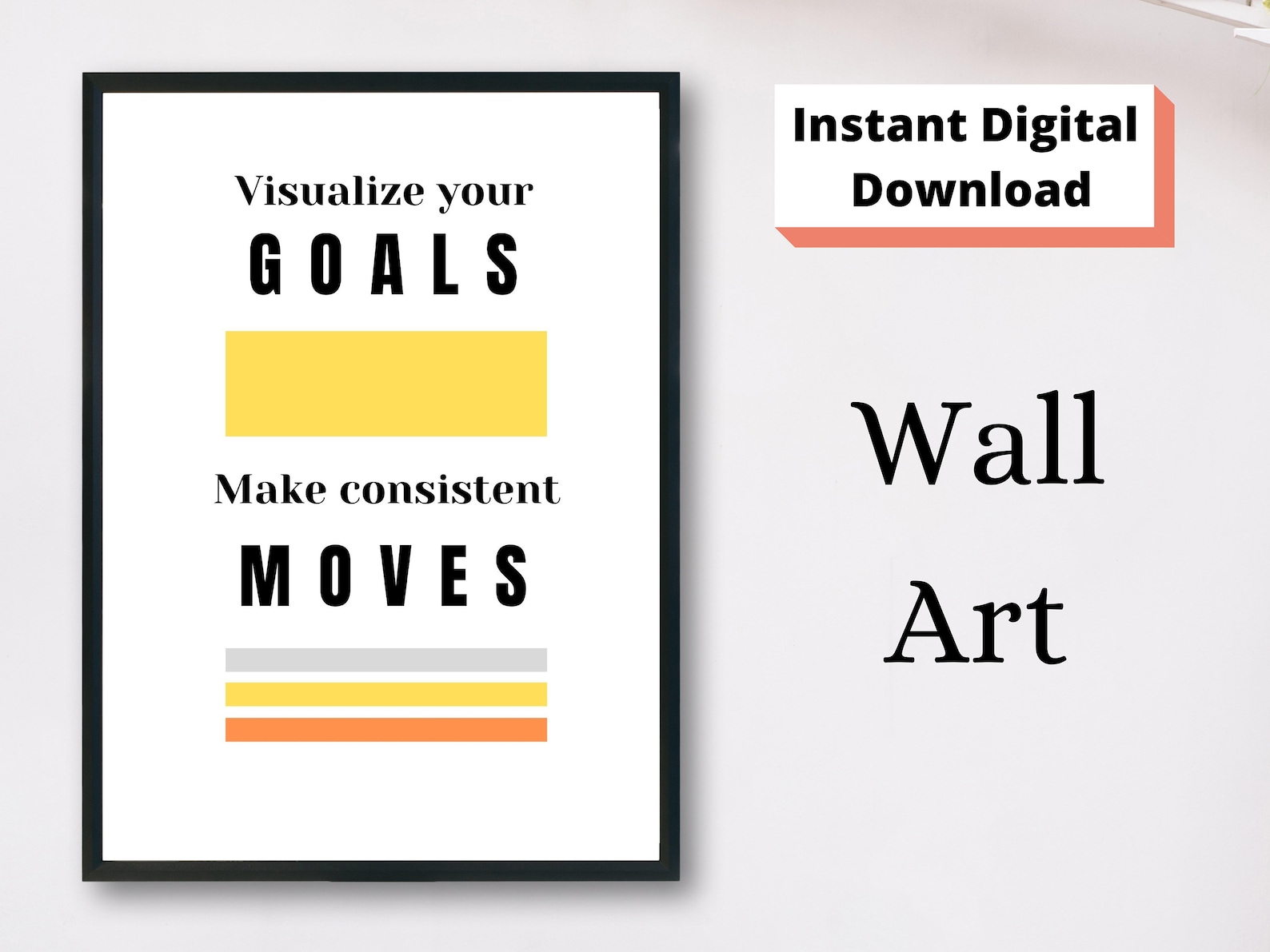 Visualize Your Goals - Digital Art Download - Visualize, Consistency ...