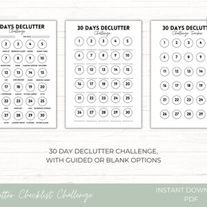Declutter Checklist, Cleaning Checklist, Declutter Planner, Declutter ...