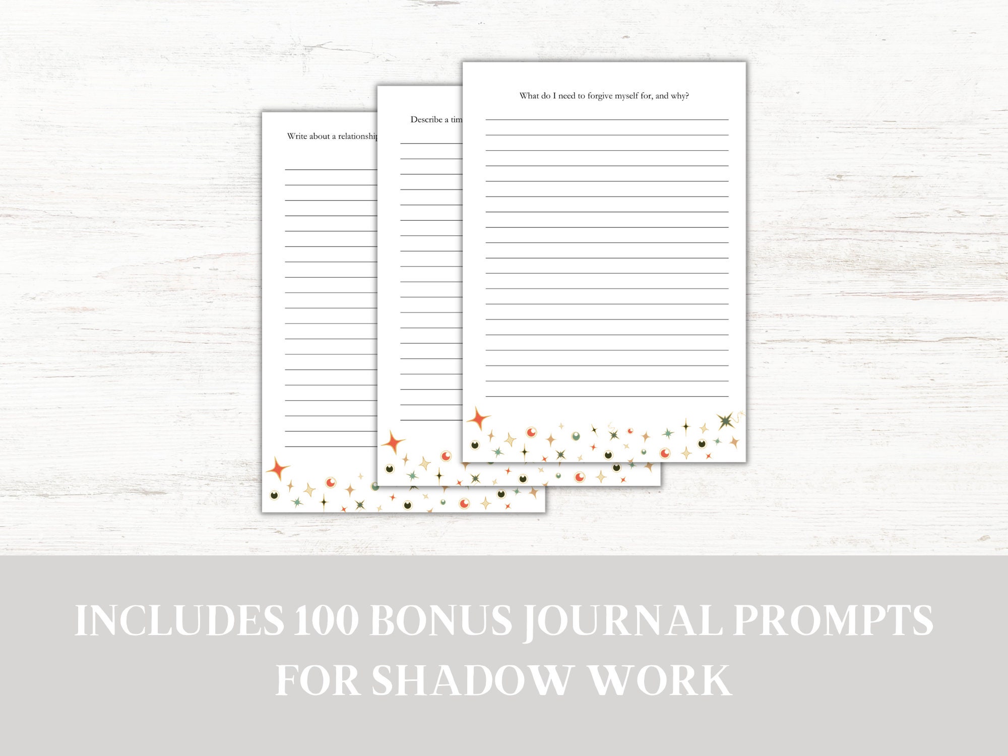 Shadow Work Journal Pages, Shadow Work for Beginners, Inner Child ...