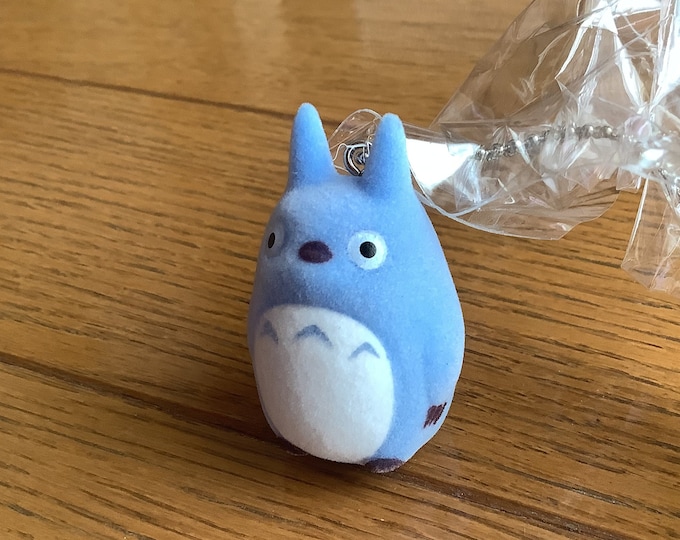My Neighbor Totoro, Blue Totoro Figurine Key Chain, Key Ring, Studio ...