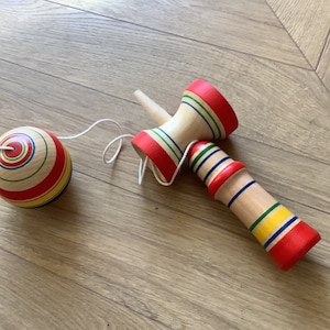 Kendama, Japanese Traditional Wooden Toy - Etsy