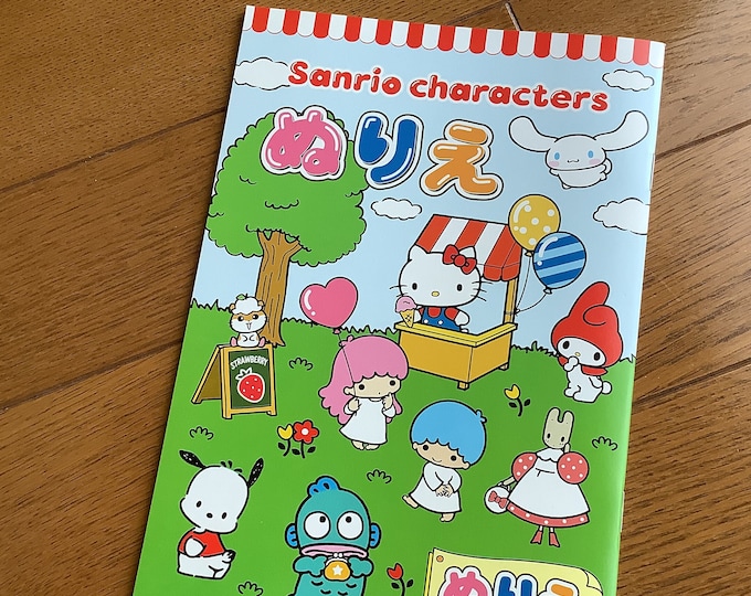 Sanrio Characters Coloring Book, New - Etsy