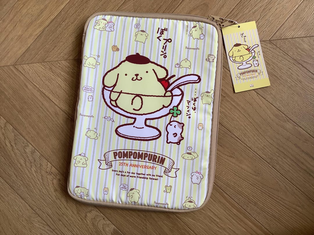 Pompompurin 25 Anniversary Tablet Sleeve Bag, 11 Inch, Sanrio - Etsy