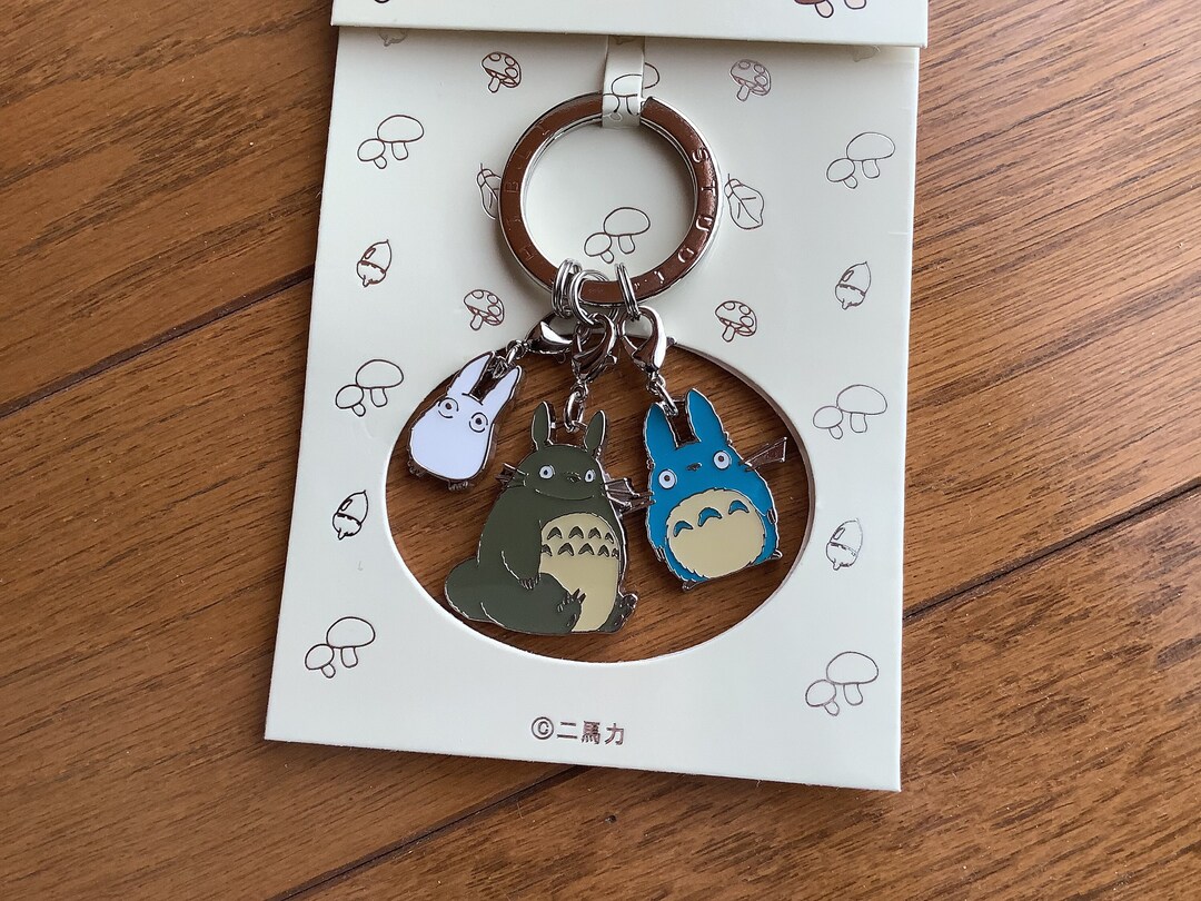 My Neighbor Totoro Trio Metal Key Chain, Key Ring, Studio Ghibli - Etsy