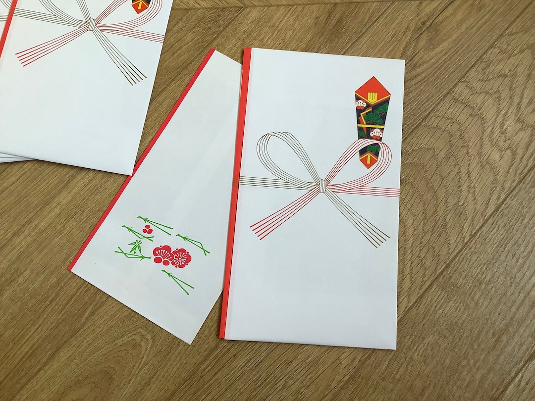 Vintage Money Gift Wrapping Envelope, Japanese Traditional Wedding Gift ...