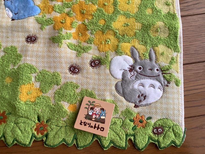 My Neighbor Totoro Hand Towel, 34 X 35 Cm - Etsy