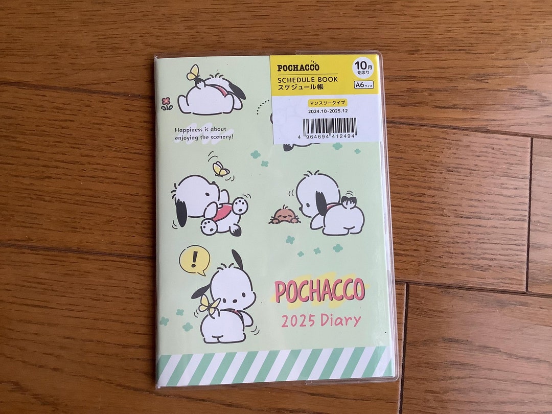 Pochacco 2025 Japanese Schedule Book, Sanrio - Etsy