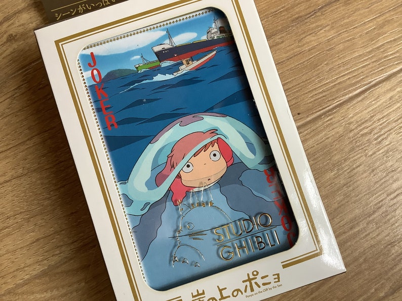 Studio Ghibli Ponyo Playing Cards - Etsy