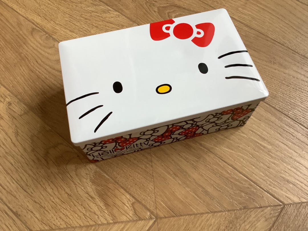Hello Kitty Tin Box, Storage Tin Box - Etsy