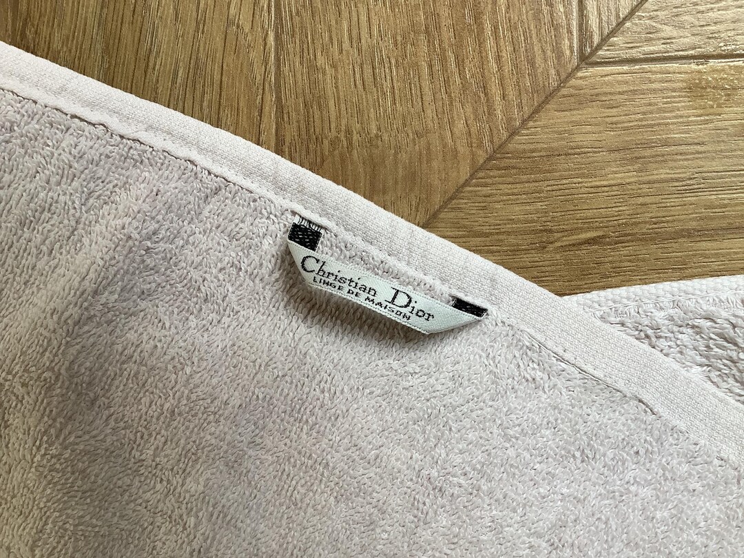 Vintage Christian Dior Towel, Vintage Towel - Etsy