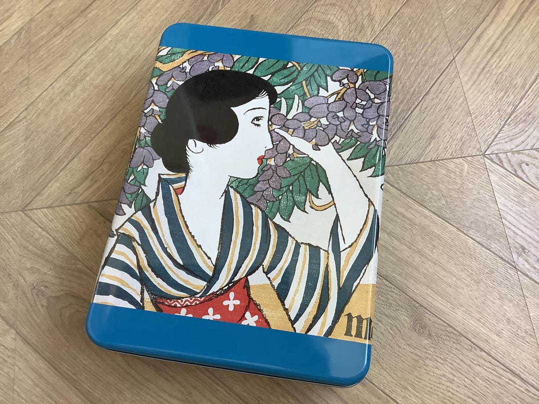 Yumeji Takehisa Japanese Tin Box, Storage Tin Box - Etsy