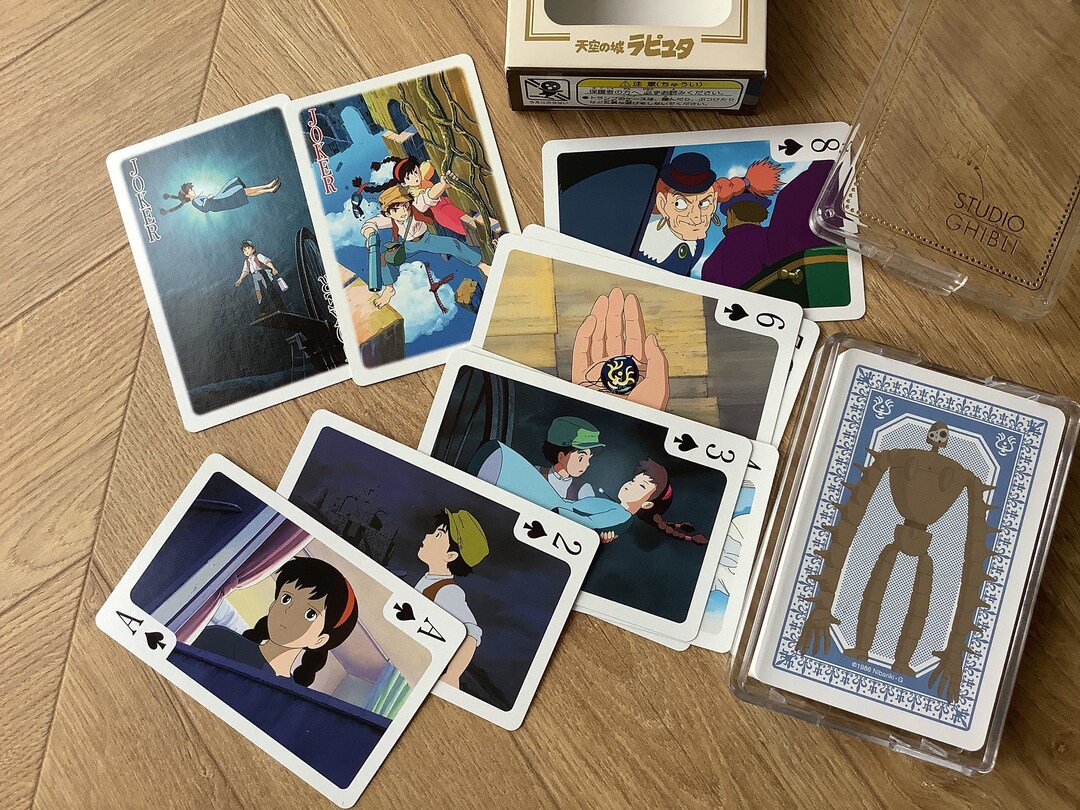 Castle in the Sky Playing Cards, Studio Ghibli, Made Injapan - Etsy
