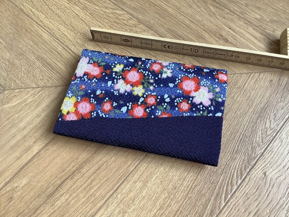 Japanese chirimen charming tissue paper holder, pouch - Gem