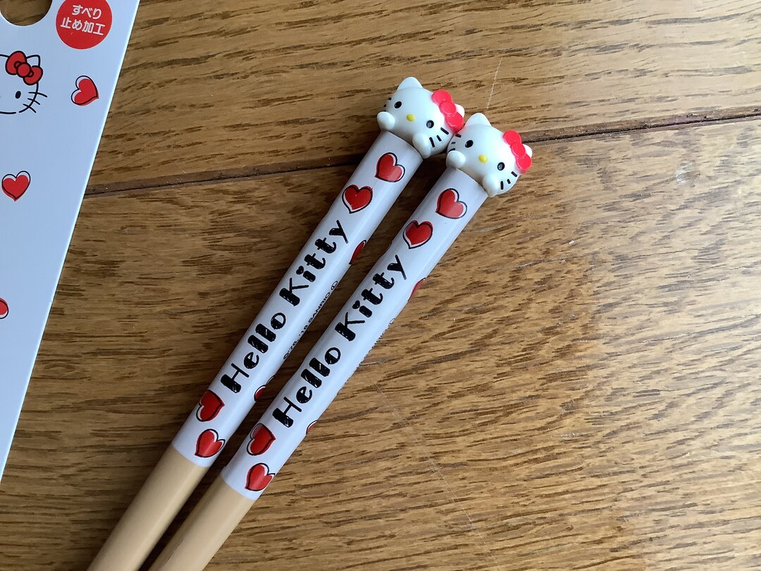 16,5 Cm 6,5 Hello Kitty Chopsticks for Kids, Sanrio - Etsy