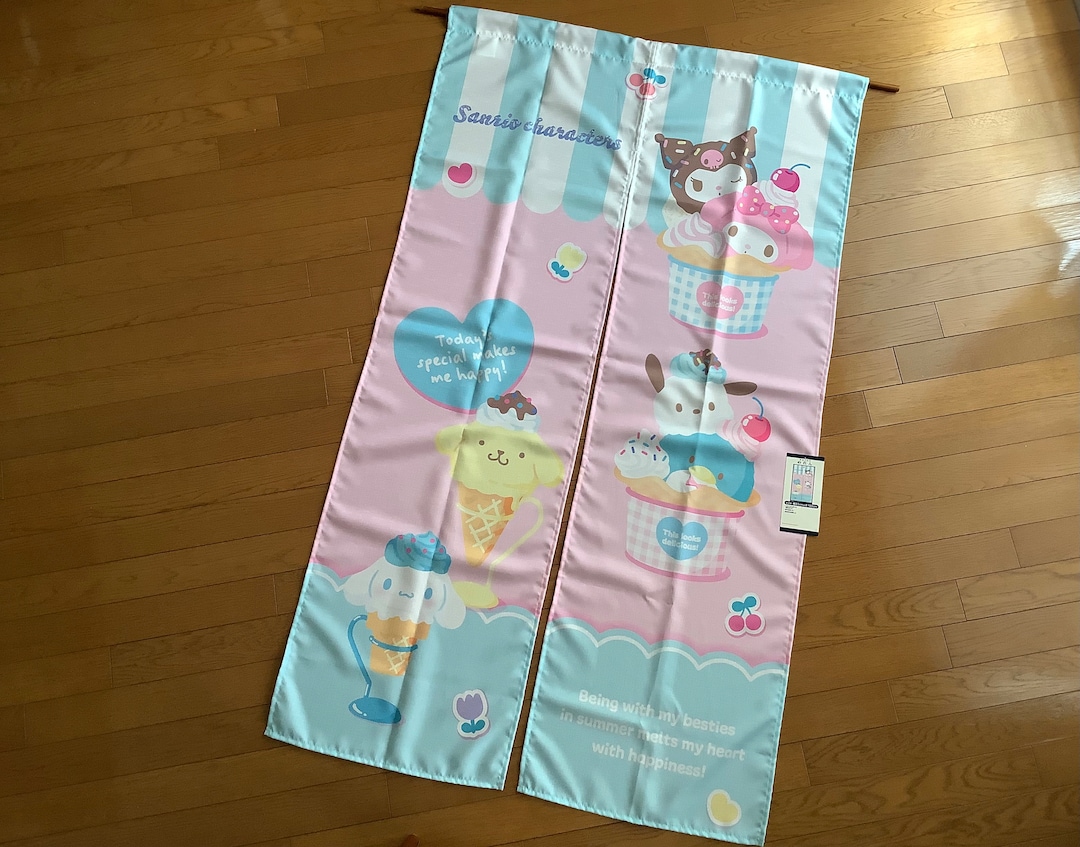 Sanrio Characters Noren Curtain, Sanrio - Etsy